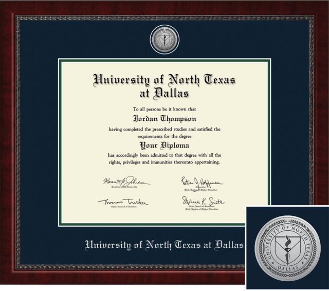 University Of North Texas Diploma Sample Online Learning 2.0 Main
