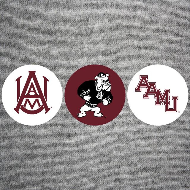 Aamu Logo Alabama A&M Bulldogs Team Logo Thin Blue Line USA Flag Vinyl