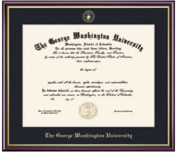 George Washington University Diploma Change #leadership #education