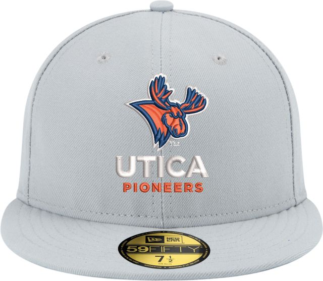 Utica Pioneers Logo Utica College Pioneers Jumbo Caps, Navy