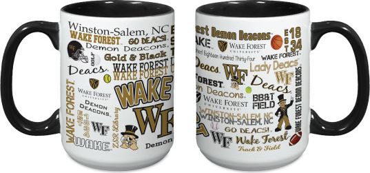 Wake Forest University Coffee Mugs, Cups, Camelbaks, Water Bottles and ...