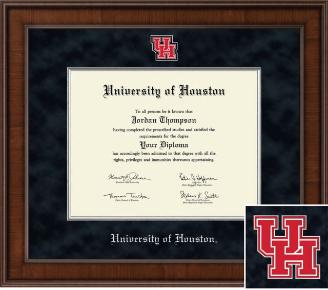 University Of Houston Diploma Frame