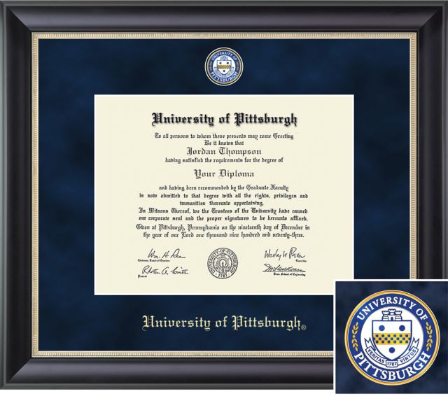 University Of Pittsburgh Diploma Frames