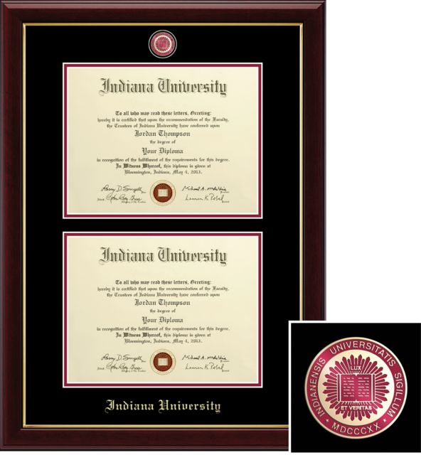 Indiana University Bloomington Diploma Frame Indiana University