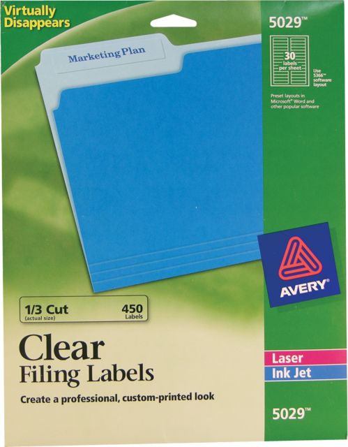 Avery File Labels