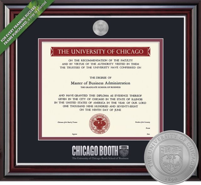 University Of Chicago Diploma Frame University Of Chicago Diploma