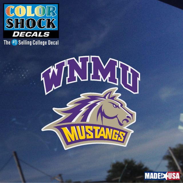 Western New Mexico University Mustangs Decal | Western New Mexico ...