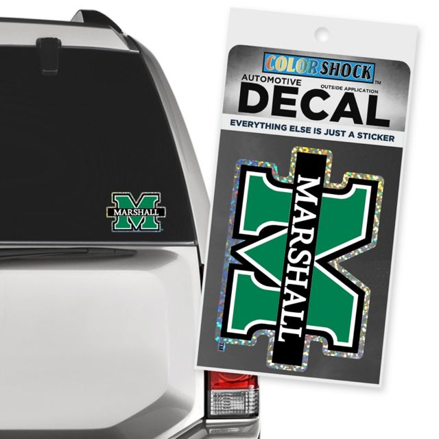 Marshall University License Plate Frames, Car Decals, and Stickers