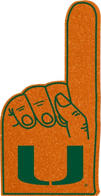 University of Miami Foam Hand | University Of Miami