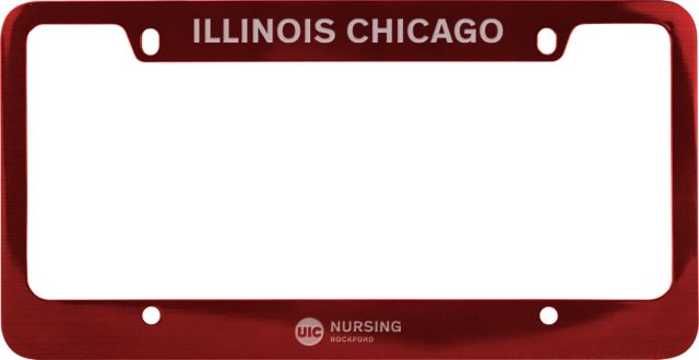 Red License Plate Frame
