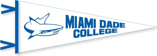 Miami Dade College Sharks 9'' x 24'' Pennant | Miami Dade College