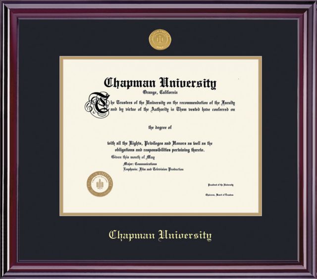 Chapman University Graduation Gifts, Diploma Frames and Decals