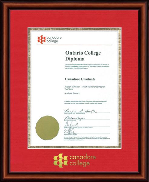 Canadore College 13 x 15 Certificate Frame | Canadore College