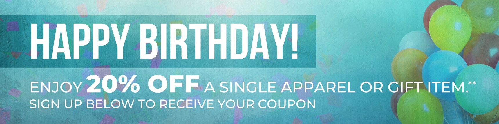 Email Sign Up Coupon Offers